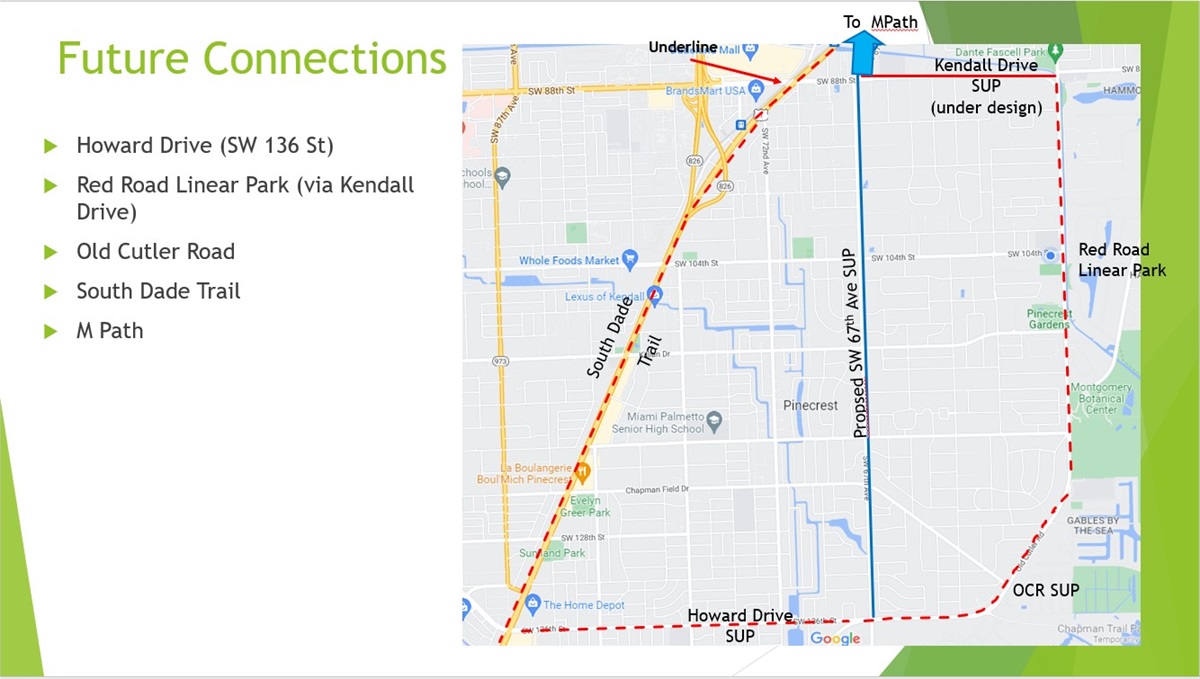 Ludlam Road Shared Use Path Village of Pinecrest